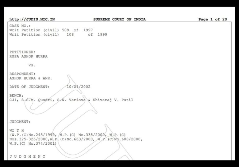 Curative Petitions: Court in Review - Supreme Court Observer