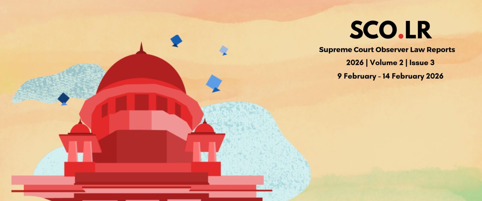 SCO.LR | 2026 | Volume 2 | Issue 3 - Supreme Court Observer